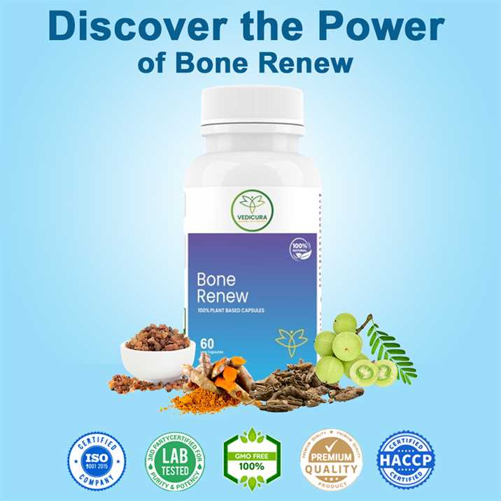 Bone Renew - Natural Bone Supplement for Joint Pain, Bone Health – VEDICURA