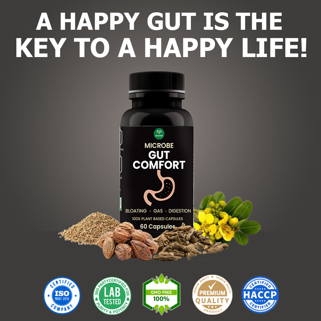 Regulates Bowel, Ease Discomfort, Reduce Bloating- Gut Comfort – VEDICURA