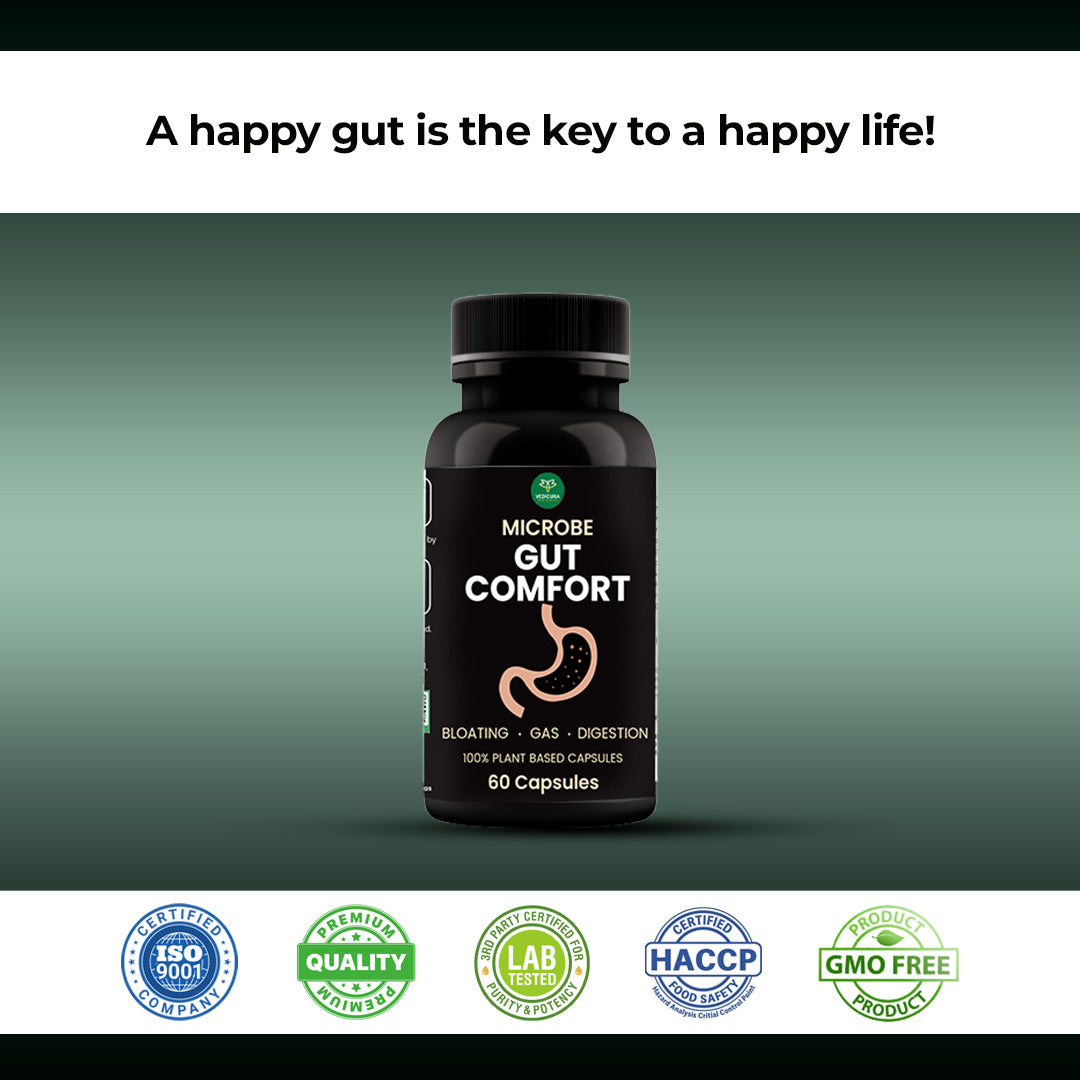 Regulates Bowel, Ease Discomfort, Reduce Bloating- Gut Comfort – VEDICURA