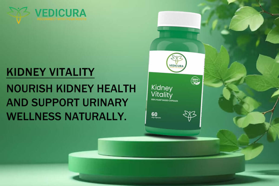 Kidney Vitality: Natural Assistance for Kidney Health and Urinary Wellness - 60 Capsules – VEDICURA